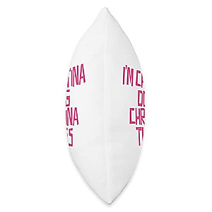 I'm Christina doing Christina things Throw Pillow, 16x16, Multicolor