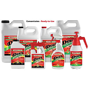 I Must Garden Deer Repellent Hose-End Concentrate: Spice Scent Deer Spray for Gardens, Plants, and Trees – 32oz Covers 10,000 sq. ft.