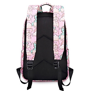 abshoo Cute Lightweight Kids School Bookbags Unicorn Girls Backpacks With Lunch Bag (Unicorn Pink Set G3)