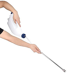 Yosoo Calf Bottle Feeding, Stainless Steel Farm Animals Calf Cow Feeding Tube Milk Bottle Feeder Calf Drinking Bottle Water Milk Bottle Accessory(4L)