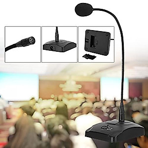 KUIDAMOS Conference Microphone, Plastic SF-38 Microphone for Rallies