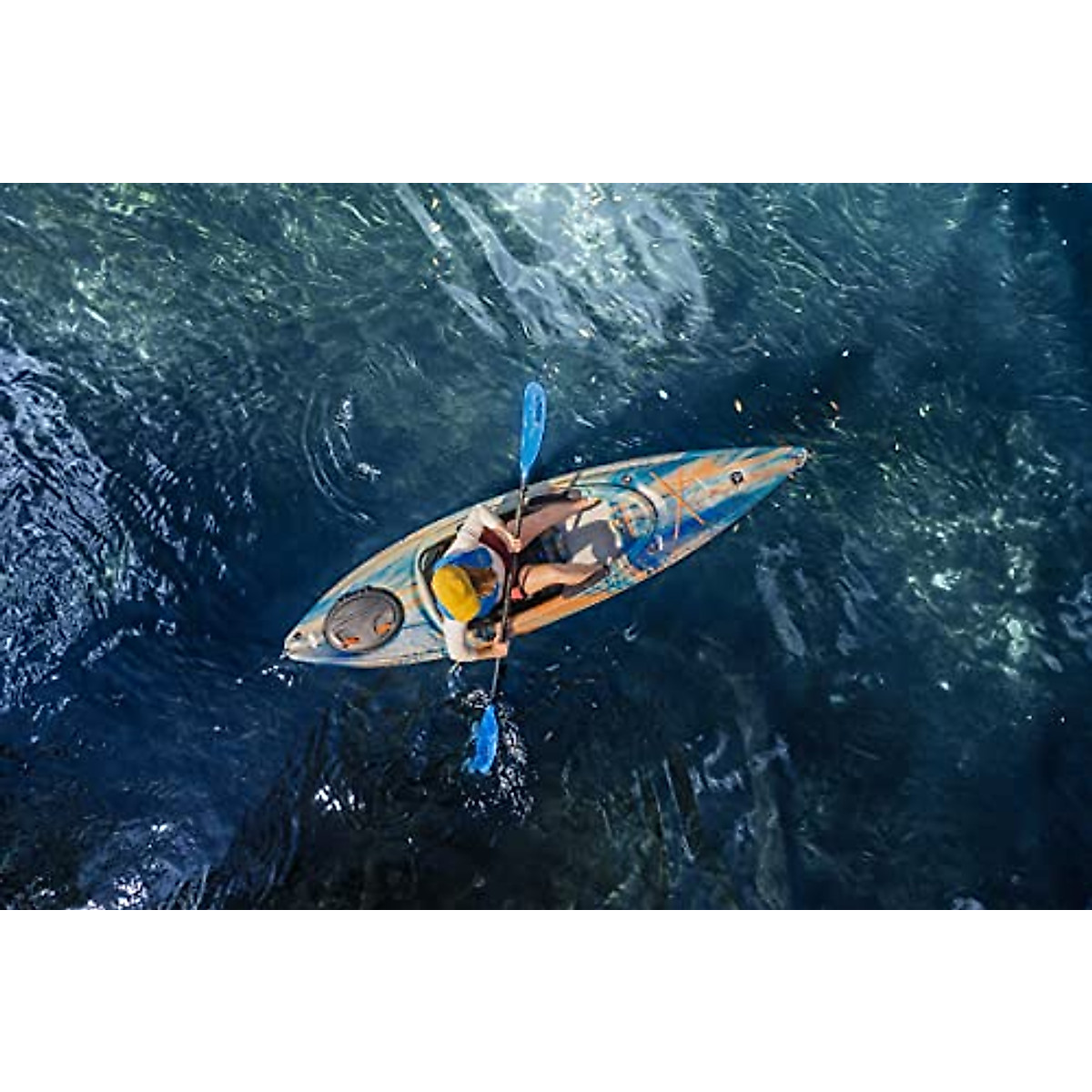 Pelican Argo 100XR - Premium Sit-in Recreational Kayak - Lightweight one Person Kayak - 10 ft - Cosmos