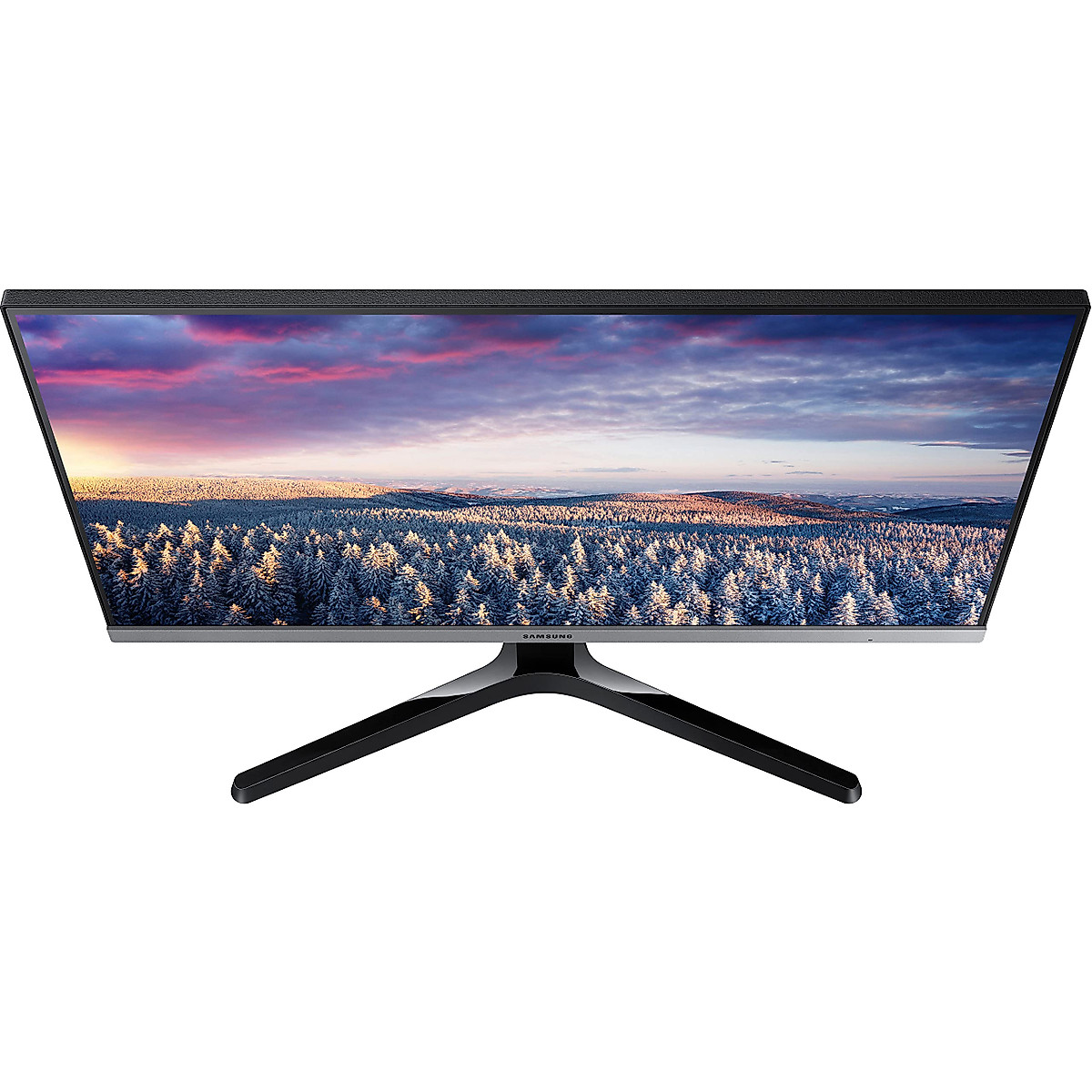 Samsung - 24" LED FHD AMD FreeSync Monitor with Bezel-Less Design (HDMI, D-sub) - Black