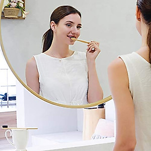 Isshah Biodegradable Eco-Friendly Natural Compostable Bamboo Toothbrushes - Pack Of 8