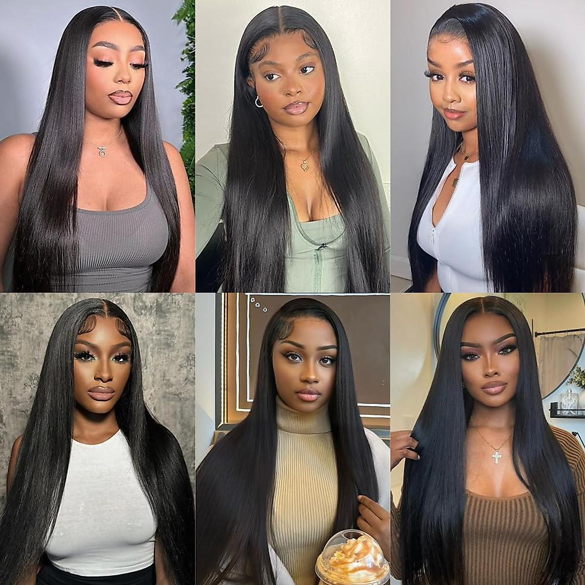 Straight Lace Front Wigs Human Hair Pre Plucked 180% Density 13x4 Frontal Wigs Human Hair 26 Inch HD Transparent Lace Wig 10A Brazilian Virgin Human Hair Wigs for Women with Baby Hair Natural Hairline