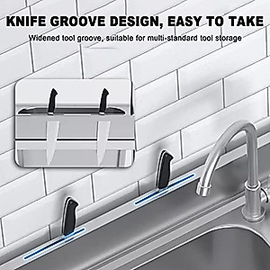 Outdoor Stainless Steel garage sink,utility commercial sink,kitchen sink with faucet,1 Compartment sink,Industrial station laundry & utility room sinks,Pet Wash Station,for Patio Restaurant. (Size :