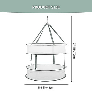 2pcs Makeup Green Rack Egg Drying Daily Use Sweater Design Dryer Underwear Laundry Outdoor Dual-Layer Basket Tier Good Clothes Underwears Other Collapsible Dry