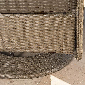 Christopher Knight Home 302169 "Liam CKH Outdoor Individual Items, 2-Pcs Set, Brown/Ceramic Grey