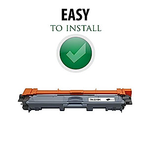 Re-Manufactured Toner Cartridge Replacement for TN-221BK | Supper Standard High Yield Laser Printer Cartridge Compatible with Brother HL - Black by Premium Ink&Toner