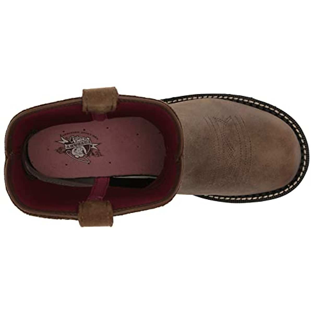 Ariat Womens Fatbaby Western Boot Brown Bomber/Brown Bomber 8.5