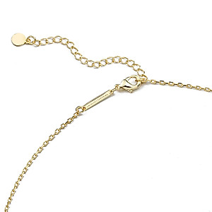 CALOO TEEMOO Necklaces for Women – Plated 18K Gold Chain with Pendant – Luxurious Long Necklaces for Women Fashion Jewelry – Lovely Gold Necklace for Women (Abalone)