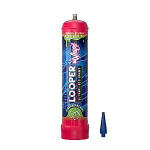LOOPER Strawberry Kiwi Flavor Whipped Cream Dispenser Cartridge Tank, Nitrous Oxide 1L 615 Gram Whip Cream Charger, Whipped Cream Cartridge, N2O Charger Tank, 1 Cylinder