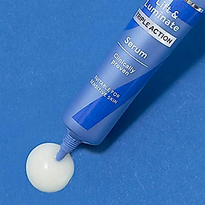 No7 Lift & Luminate Triple Action Face Serum - Collagen Peptide Anti Wrinkle Serum + Brightening Emblica & Vitamin C Face Serum + Pro Retinol Skin Firming Hyaluronic Acid & Hibiscus (50ml)