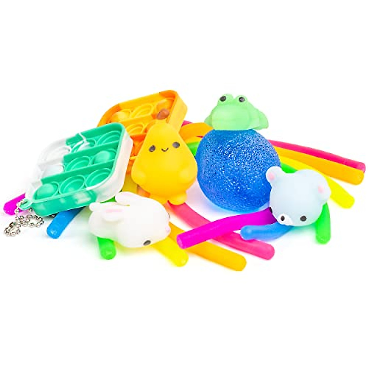 Sensory Builder: Fidget Toys Sensory Kit Bundle-from The Makers of Language Builder - Stress Relief Balls with Fidget Hand Toys for Anxiety Kids & Adults-Calming Toys for ADHD Autism Anxiety