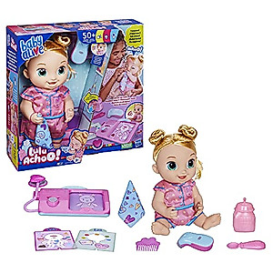 Baby Alive Lulu Achoo Doll, 12-Inch Interactive Doctor Play Toy with Lights, Sounds, Movements and Tools, Kids Ages 3 and Up, Blonde Hair