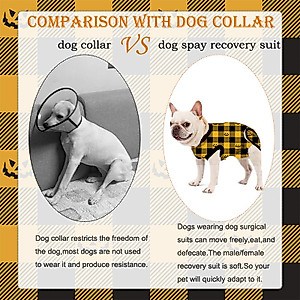 Dog Surgery Recovery Suit - Surgery Recovery Suit for Dogs Female Male Spay,Dog Onesies Surgery Recovery Suit Substitute E-Collar & Cone Prevent Licking