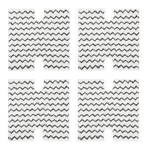 iSingo 4 Pack Steam Mop Pads Replacement for Shark Lift-Away Pro & Shark Genius Mop System Pocket Mop S3973 S3973D S3973WM S5001 S5002Q S5003A S5004 S5004W S6001W S6001WM S6002 S6002C S6003D S6003W