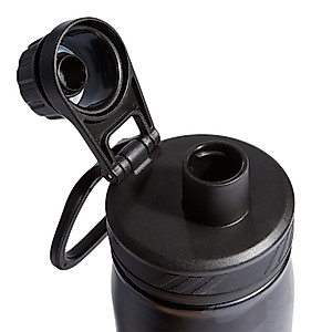 adidas 600 ML (20 oz) Metal Water Bottle, Hot/Cold Double-Walled Insulated 18/8 Stainless Steel, Nomad Camo Grey-Carbon/White/Black, One Size