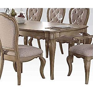 ACME Chelmsford Antique Taupe Dining Table