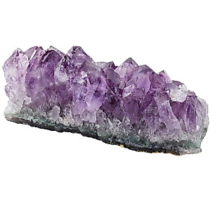 Rockcloud Natural Purple Amethyst Quartz Crystal Cluster Geode Druzy Home Decoration Gemstone Specimen