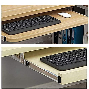 Sliding Under Table Desk Mount Drawer Keyboard Tray Under Desk Mouse Tray Underdesk Shelf Improve Comfort While Increasing Usable Desk Space