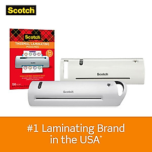 Scotch Tp385625 Menu Size Thermal Laminating Pouches, 3 Mil, 17 1/2 X 11 1/2, 25 Per Pack