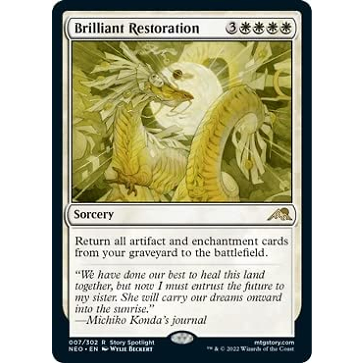 Magic: the Gathering - Brilliant Restoration (007) - Kamigawa: Neon Dynasty