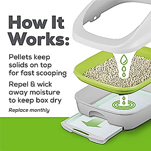 Tidy Cats Breeze Enhanced Cat Litter Pellets - Active Clean Scent, Refill 3.5 lb with Aurora Pet Wipes