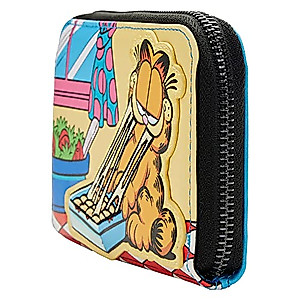 Loungefly Nickelodeon Garfield Loves Lasagna Zip Around Wallet