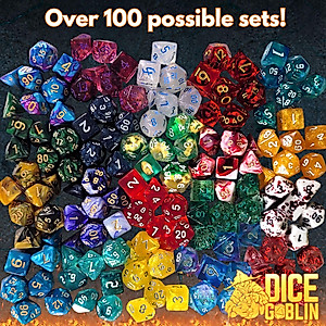 Forged Dice Co. Dice Goblin Mystery DIce Set - RPG Dice Set - DND Dice Set