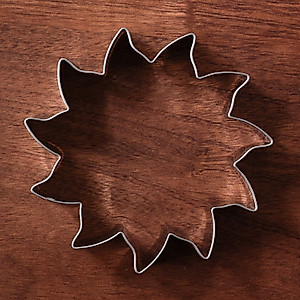 LILIAO Sun Cookie Cutter - 3.6 x 3.6 inches - Stainless Steel