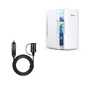 AstroAI Mini Fridge 2.0 Gen, 6 Liter 12Ft/12V Cigarette Lighter Extension Cord