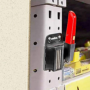 WEUPE Heavy Duty Retractable Utility Knife and Razor Blades with Dispenser - 100 Pack, Safety Box Opener, Cardboard Cutter, Best Utility Knife for Carpenter, Electrician and More, Tool Box Set and Kit