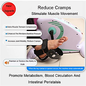 Fitness Motorized Electric Mini Exercise Bike/Pedal Exerciser,Electric Pedal Exerciser for Seniors Portable Fitness Cycle for Arm/Leg Exercise Mini Cycling Trainer Stationary Exercise Leg Peddler