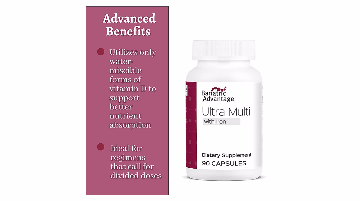 Bariatric Advantage Ultra Multivitamin with Iron - Capsule Support