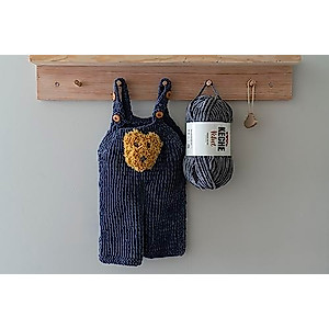 Keche Velvet Yarn for Crocheting, Soft Chenille Bulky Baby Blanket Amigurumi Yarn 100 gr (132 yds) - Hot Pink