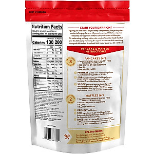 Arrowhead Mills Organic Gluten Free Pancake & Waffle Mix, 22 oz Bag