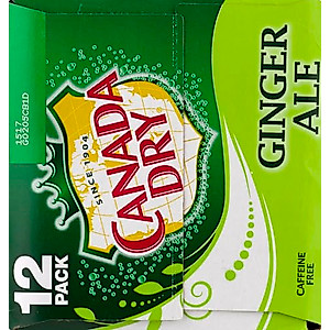 Canada Dry Ginger Ale Soda, 12 fl oz cans (Pack of 12)