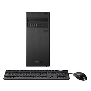 ASUS D340MC Desktop PC, Intel Core i5-8400, 8GB DDR4 RAM, 512GB PCIe SSD, Windows 10 Home, Black, D340MC-DH501