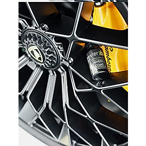 Drexler Ceramic Wheel Coat Coating 20ml 9H Professional Grade Hydrophobic Protection High Gloss Finish Water and Dirt Repellent for All Types of Wheels - Matte Rims