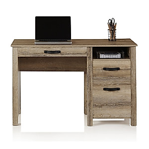 Realspace® Plank 47" W Writing Desk, Coastal Oak