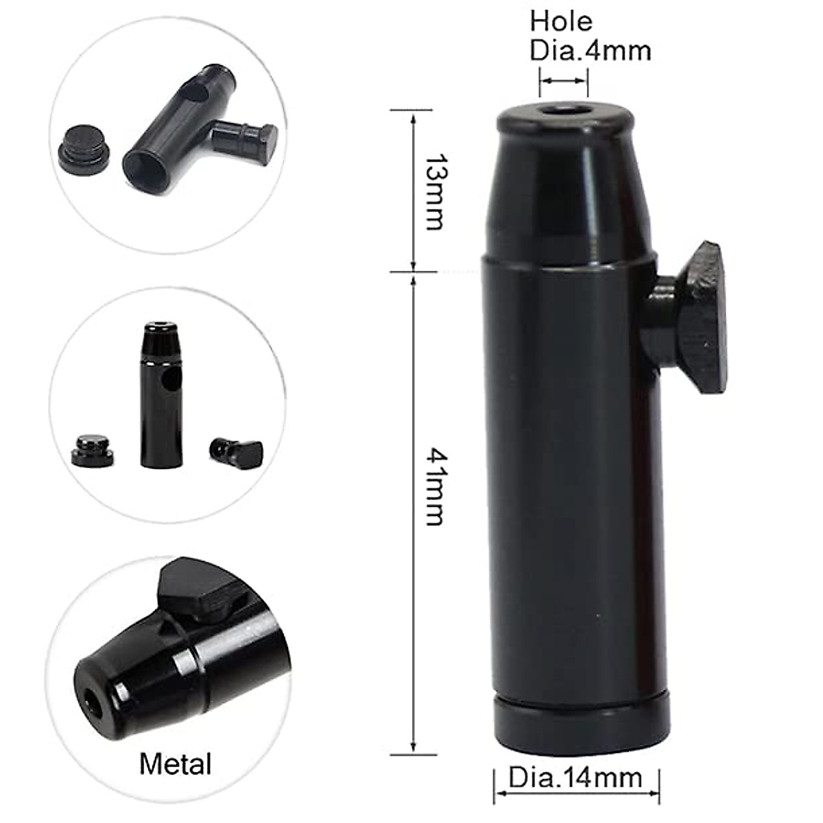 Metal Leak-Proof Portable Salt Shaker (5 Pack)