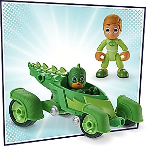 PJ Masks Gekko Power Pack Preschool Toy Set with 2 Action-Figures, Vehicle, Wristband, Costume Mask, Kids 3+ Years