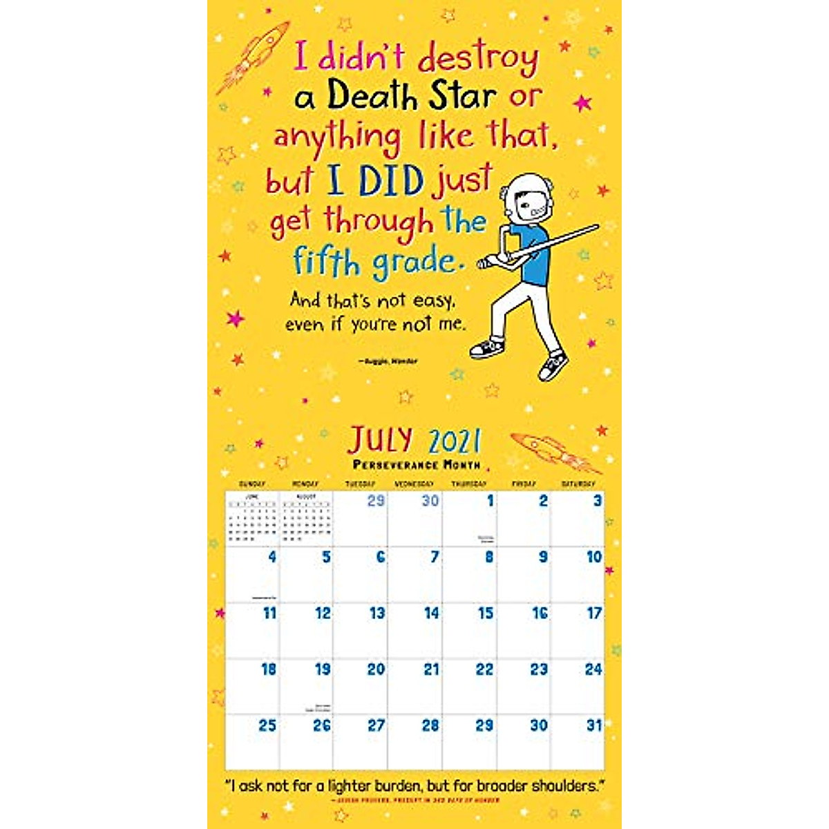 Wonder Wall Calendar 2021