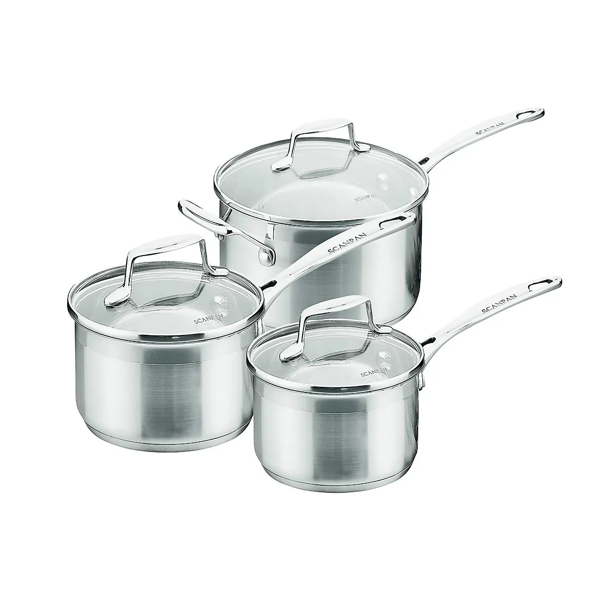 Scanpan Impact Saucepan, 3.5 Quart, Silver