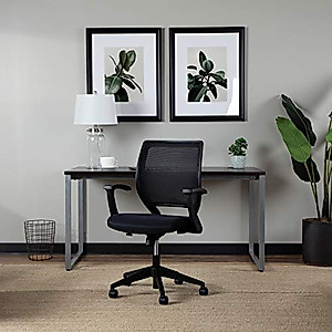 HON Mesh Mid-Back Task Chair, 41" x 26.3" x 35.3", Black