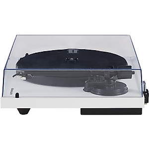 Crosley C6B-WH Belt-Drive Bluetooth Turntable Record Player with Adjustable Tone Arm, White