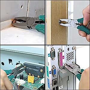 ENGINEER PZ-58 Screw Removal Pliers Extractor Pliers (Combination Pliers), with unique non-slip jaws for quickly removal of damaged or rusted fasteners