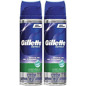 Gillette Series Ultra Moisturizing Shaving Gel - 7 oz - 2 pk