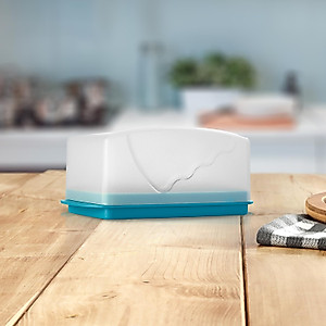 Tupperware Impressions Butter Dish - Dishwasher Safe & BPA Free